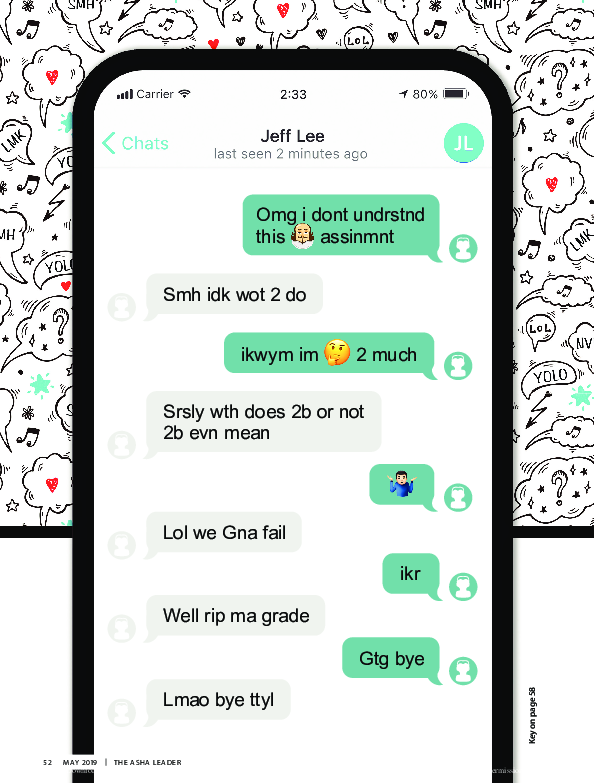 (PDF) IDK if U Can Read This: Handling ‘Textese’ in Treatment?