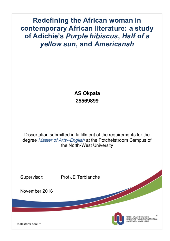 (PDF) Redefining the African woman in contemporary African literature ...