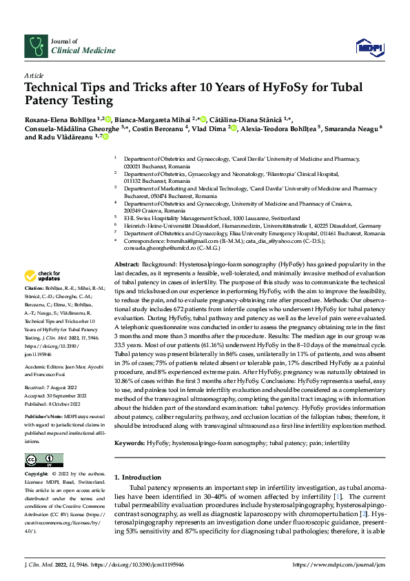 (PDF) Technical Tips and Tricks after 10 Years of HyFoSy for Tubal ...