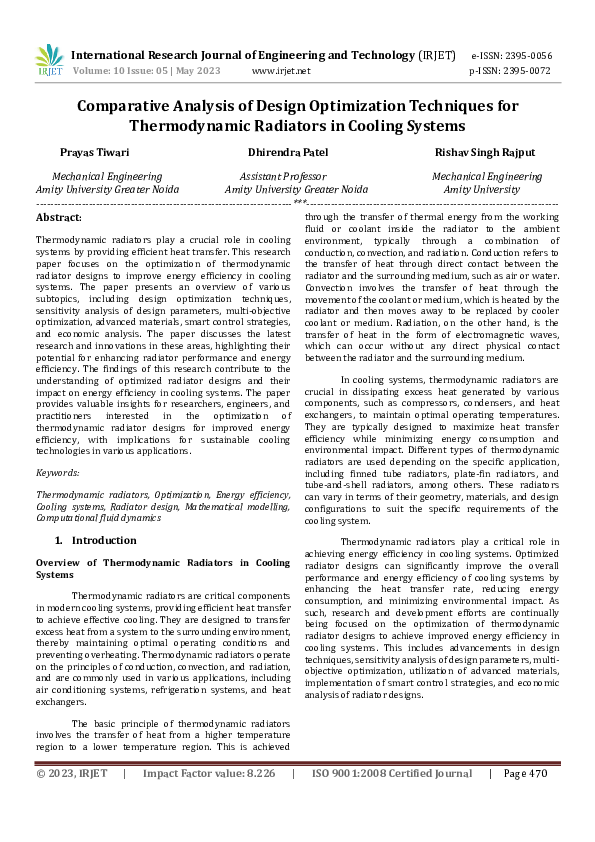 (PDF) Comparative Analysis of Design Optimization Techniques for ...