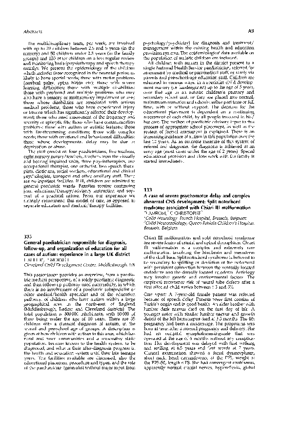 (PDF) 133 A case of severe psychomotor delay and complex abnormal CNS ...