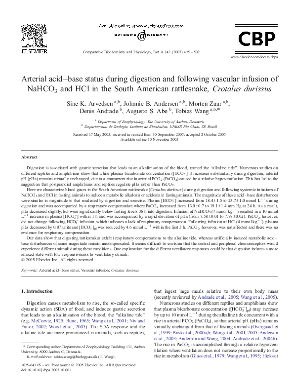 (PDF) Arterial acid–base status during digestion and following vascular ...