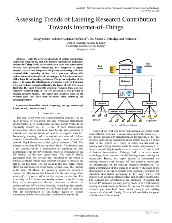 (PDF) Assessing Trends of Existing Research Contribution Towards ...