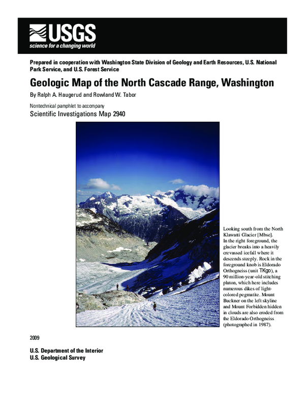 (PDF) Geologic Map of the North Cascade Range, Washington