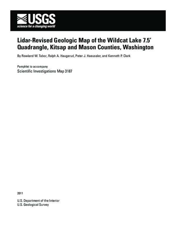 (PDF) Lidar-revised geologic map of the Wildcat Lake 7.5' quadrangle ...