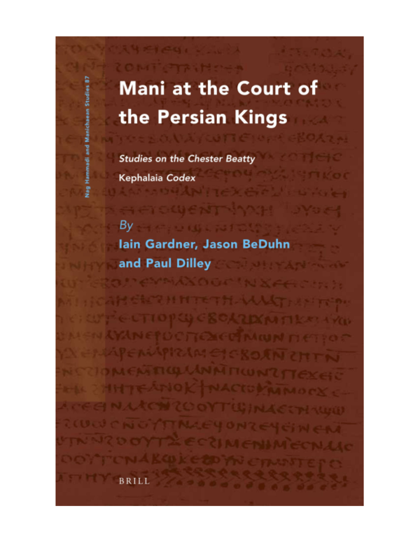 (PDF) Mani at the Court of the Persian Kings