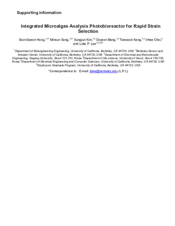 (PDF) Integrated Microalgae Analysis Photobioreactor for Rapid Strain ...