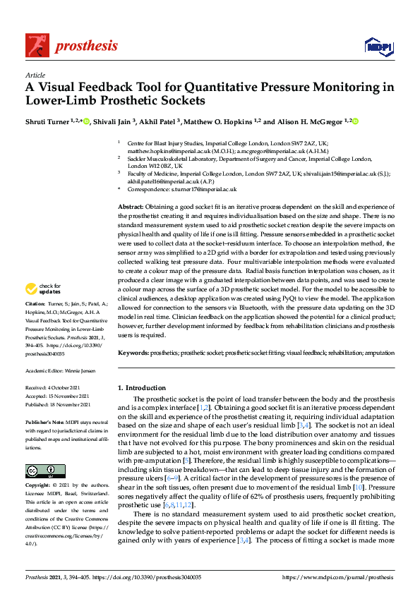 (PDF) A Visual Feedback Tool for Quantitative Pressure Monitoring in ...
