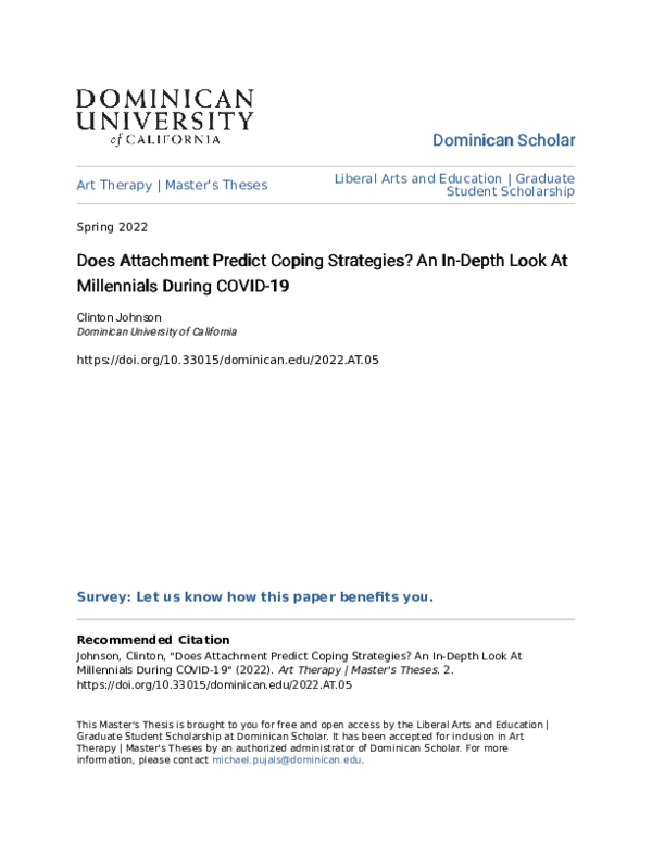 (PDF) Does Attachment Predict Coping Strategies? An In-Depth Look At ...