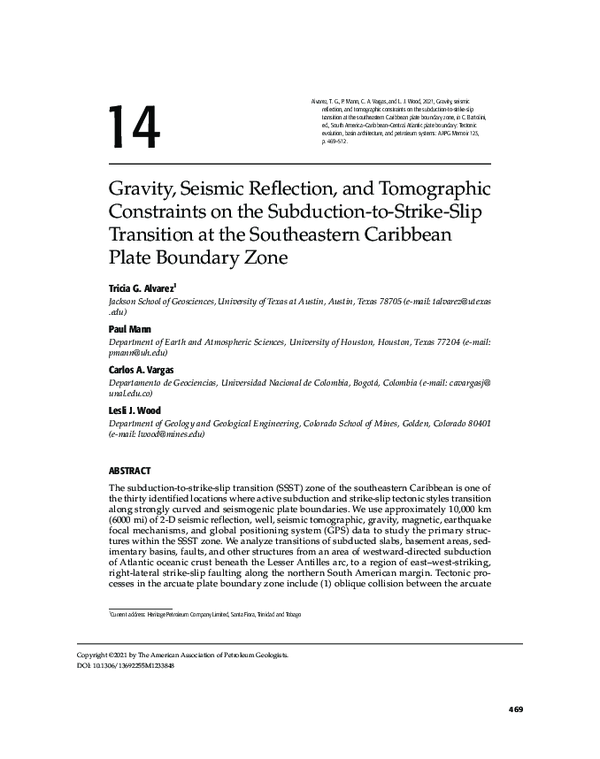 (PDF) Gravity, seismic reflection, and tomographic constraints on the ...