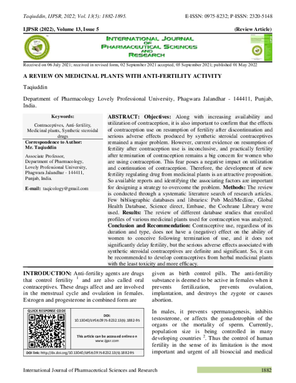 (PDF) Review IJPSR
