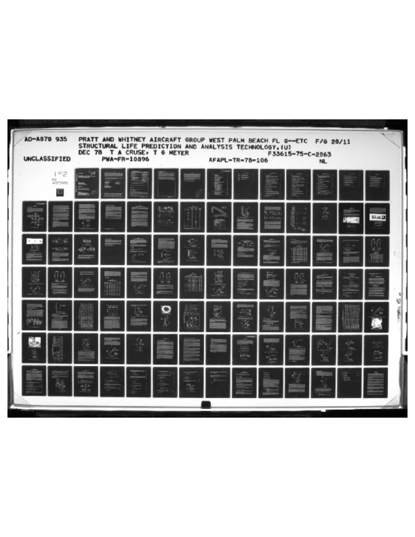 (PDF) Structural Life Prediction and Analysis Technology