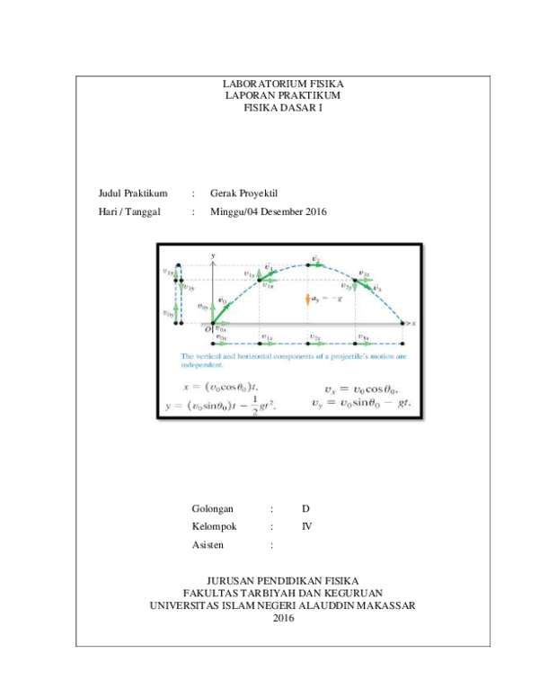 (PDF) GERAK PROYEKTIL