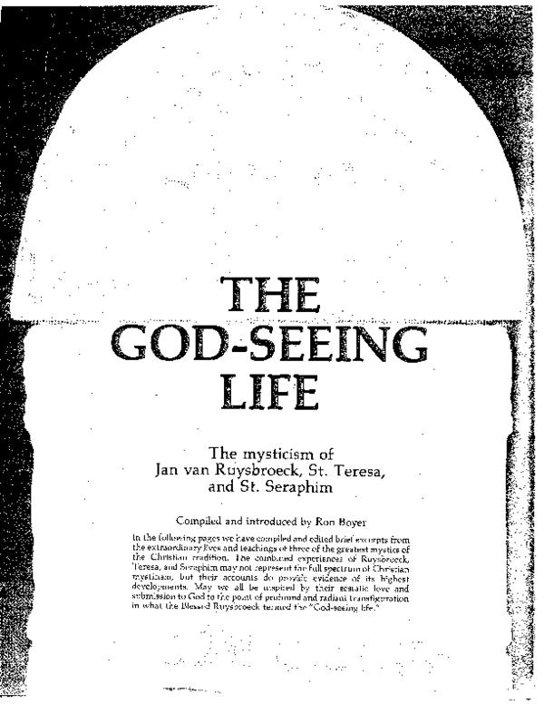 (PDF) The God-Seeing Life