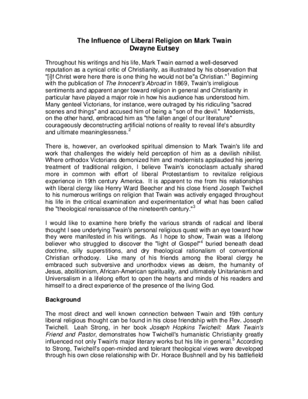 (PDF) God's Real Message: No. 44, The Mysterious Stranger and the ...