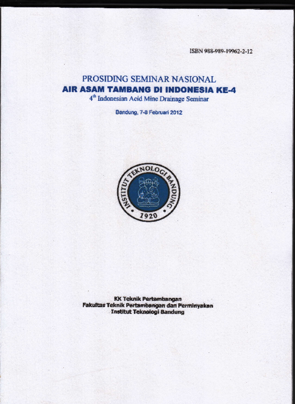 (PDF) Upaya Penurunan Kadar Logam Berat Arsen (As) yang Berasal dari ...