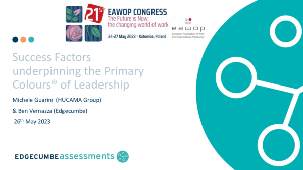 (PDF) Success Factors underpinning the Primary Colours of Leadership