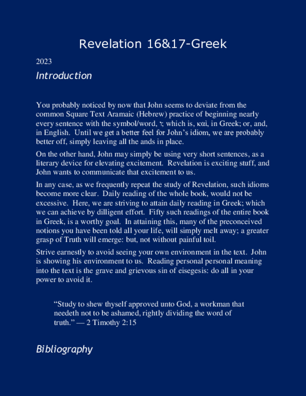 (PDF) Revelation 16&17-Greek