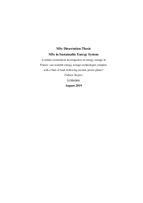 (PDF) MSc Dissertation Thesis MSc in Sustainable Energy System - A ...