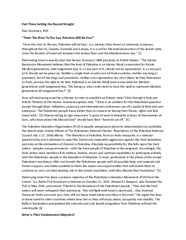 (DOC) Part Three Setting the Record Straight | Alex Z . Grobman ...