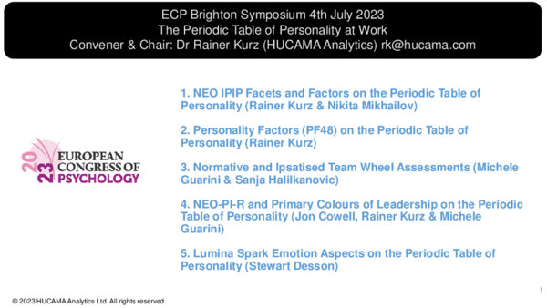 (PDF) ECP 2023 Brighton Symposium 1238 (Kurz) The Periodic Table of ...