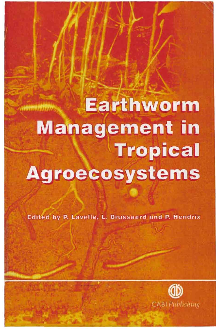 (PDF) Earthworm Management in Tropical Agroecosystems