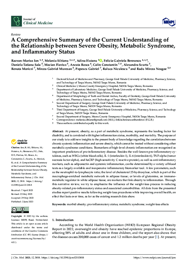 (PDF) A Comprehensive Summary of the Current Understanding of the Relationship between Severe ...