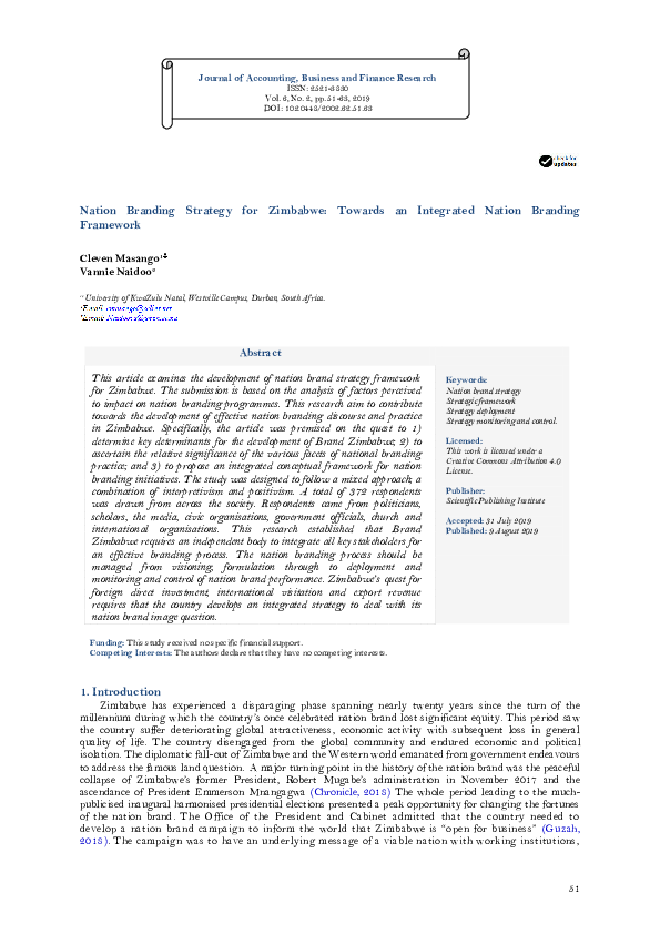 (PDF) Nation Branding (PDF) Nation Branding