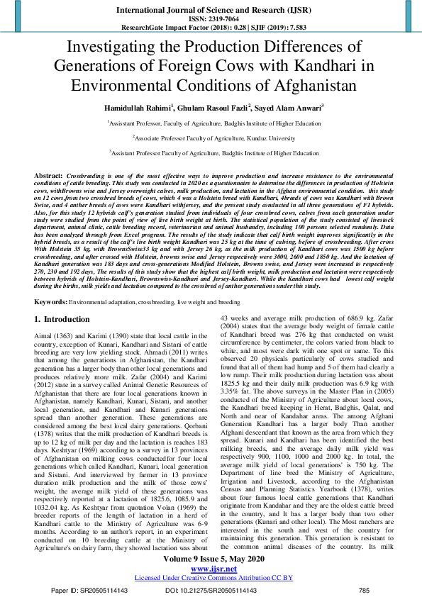 (PDF) Investigating the Production Differences of Generations of ...