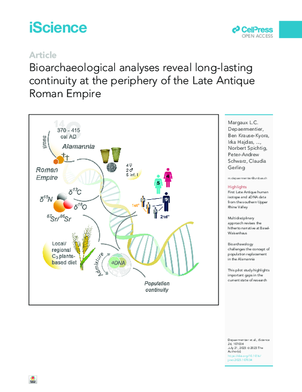 (PDF) Bioarchaeological analyses reveal long-lasting continuity at the ...