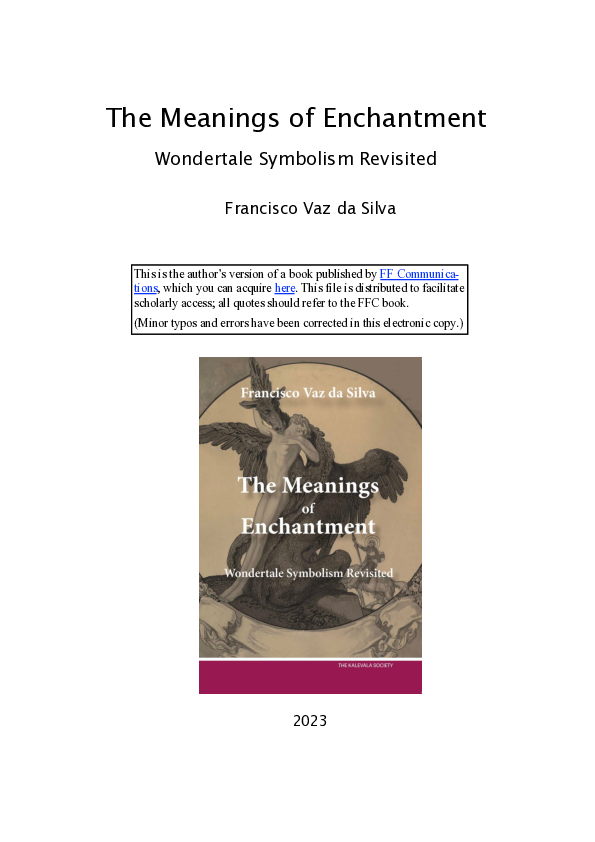 (PDF) The Meanings of Enchantment: Wondertale Symbolism Revisited