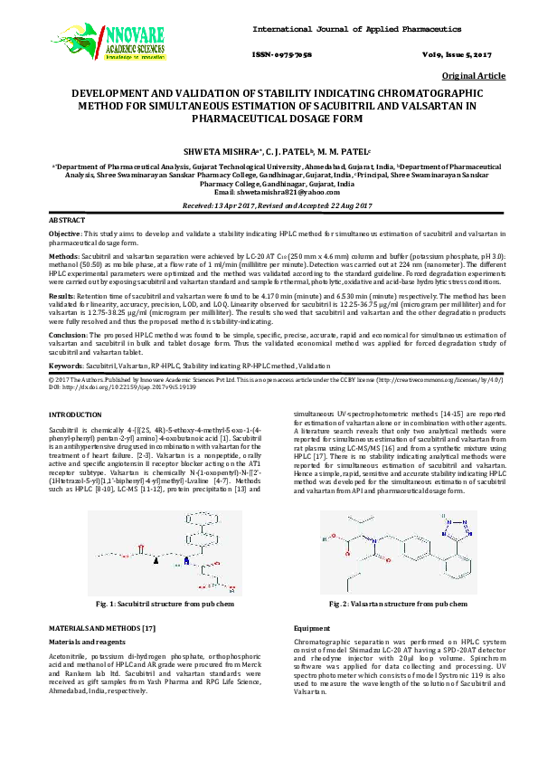 (PDF) Development and Validation of a Stability-indicating RP-HPLC Method for the Simultaneous ...