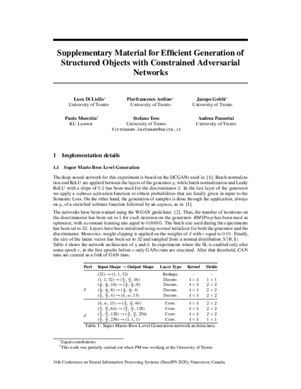 Pdf Efficient Generation Of Structured Objects With Constrained 3147