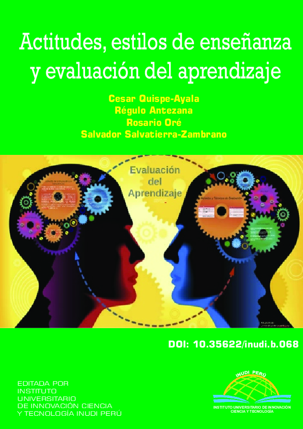 (PDF) Actitudes, estilos de enseñanza y evaluación del aprendizaje