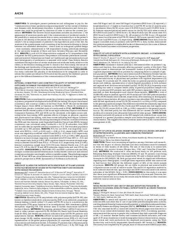 (PDF) Internal consistency and construct validity of the Revised Illness Perception ...