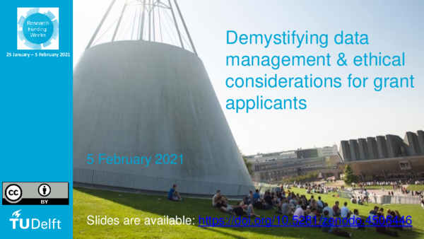 (PDF) Demystifying data management & ethical considerations for grant ...