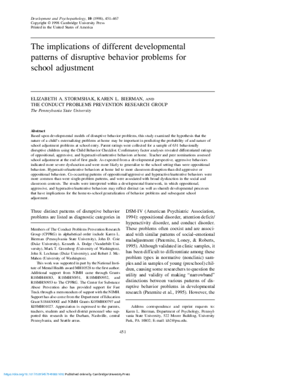 (PDF) The implications of different developmental patterns of ...