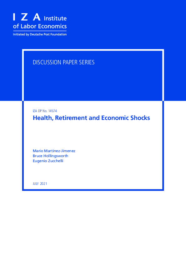 (PDF) Health, Retirement and Economic Shocks