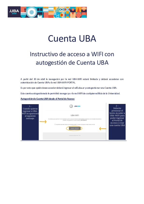 (PDF) Instructivo UBA wifi