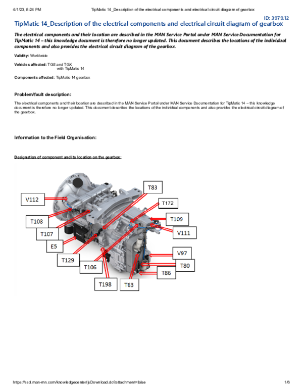 (PDF) Tip Matic 14 Description of the electrical components and ...