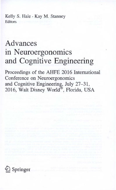 (PDF) Advances in Neuroergonomics and Cognitive Engineering