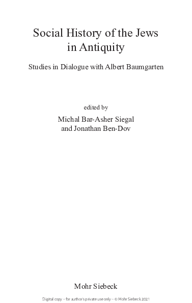 (PDF) Rabbi Yehuda Hanasi and the Roman Year | Jonathan Ben-Dov ...