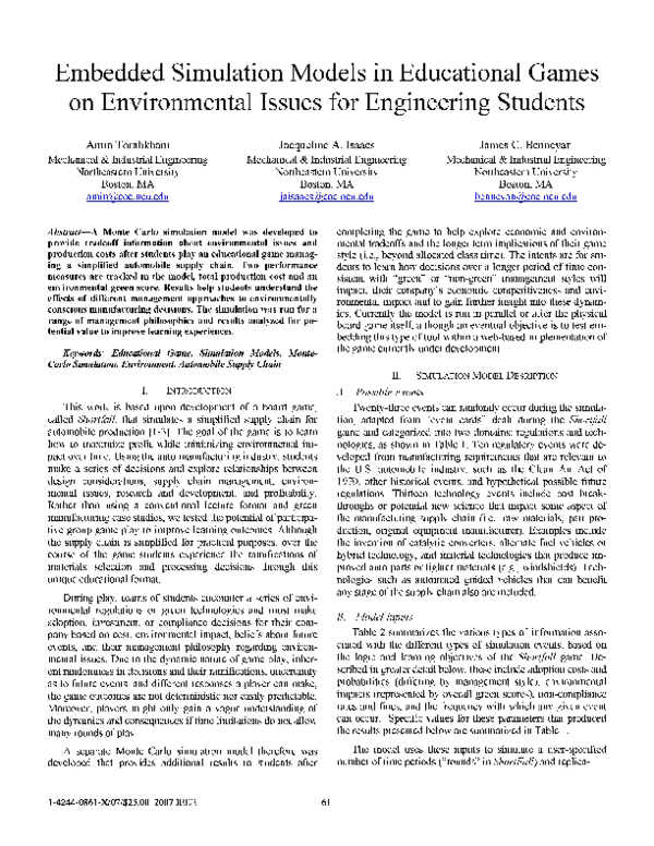 (PDF) Embedded Simulation Models in Educational Games on Environmental ...