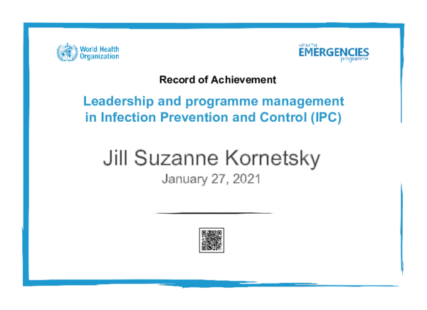(PDF) Leadership and Programme Management in Infection Prevention and ...