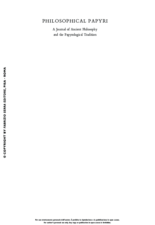 (PDF) Prodicus and Persaeus on the Gods