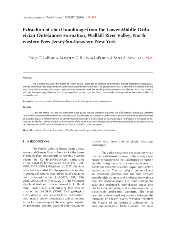 (PDF) Extraction of Chert Boudinage from the Lower-Middle Ordovician ...