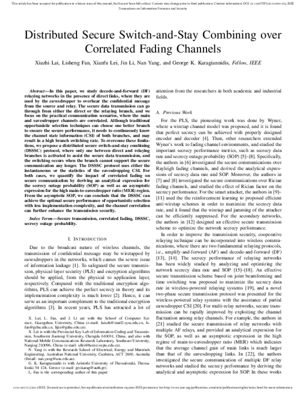 (PDF) Outage Probability and Optimal Cache Placement for Multiple ...