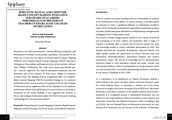 (PDF) EFFECTS OF MANUAL AND COMPUTER-BASED CONCEPT MAPPING INNOVATIVE STRATEGIES ON ACADEMIC ...