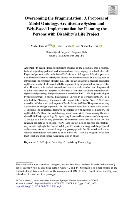 (PDF) Overcoming the Fragmentation: A Proposal of Model Ontology, Architecture System and Web ...