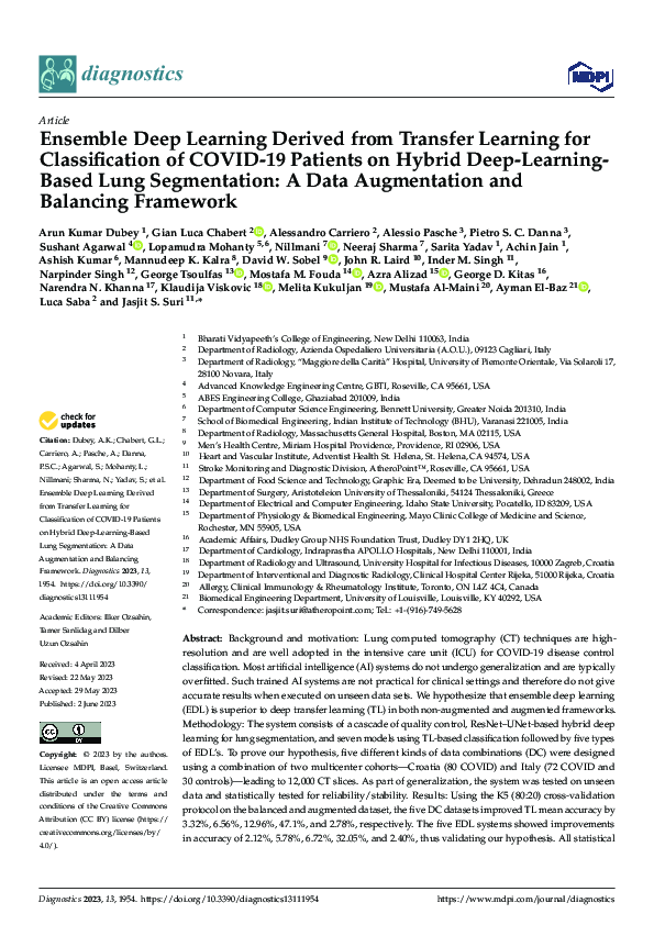 (PDF) Ensemble Deep Learning Derived from Transfer Learning for Classification of COVID-19 ...